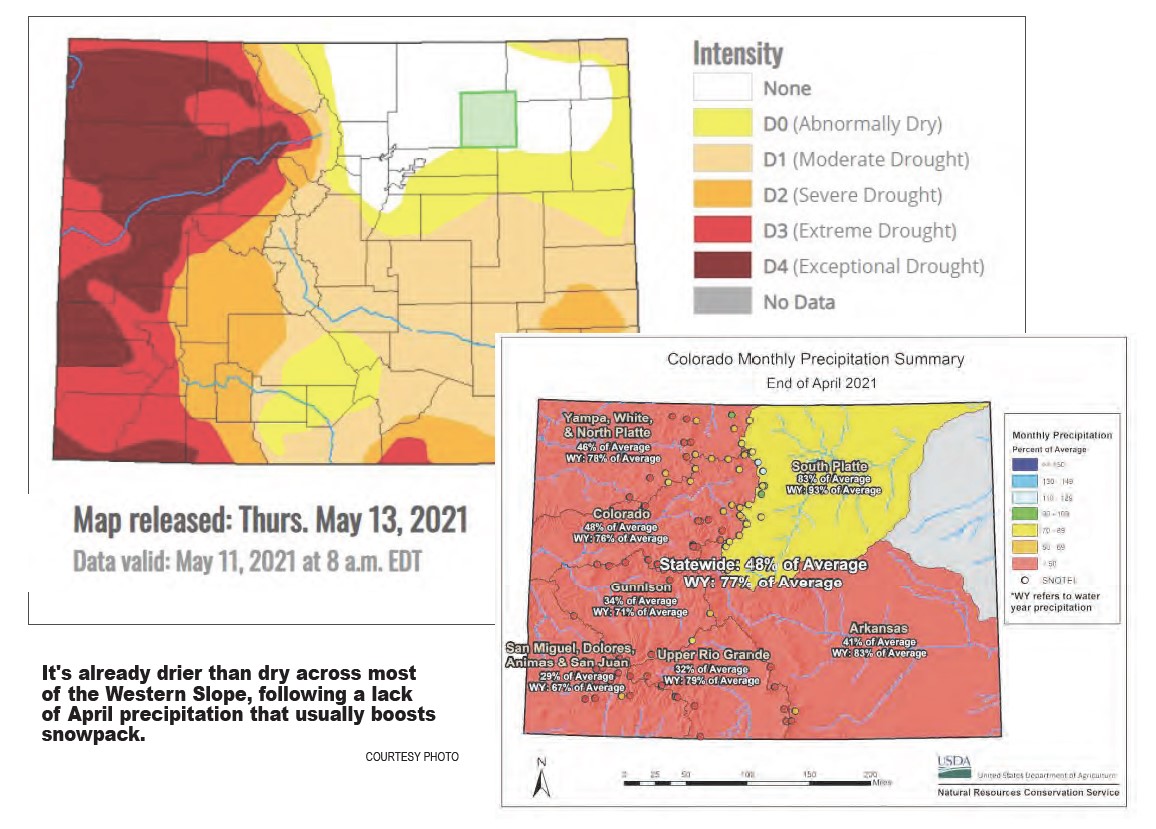 Exceptional drought conditions across W. Slope | The Herald Times ...