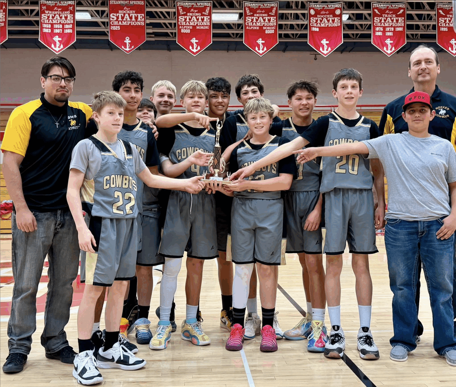 Barone Middle School Boys Basketball teams finish strong with District ...